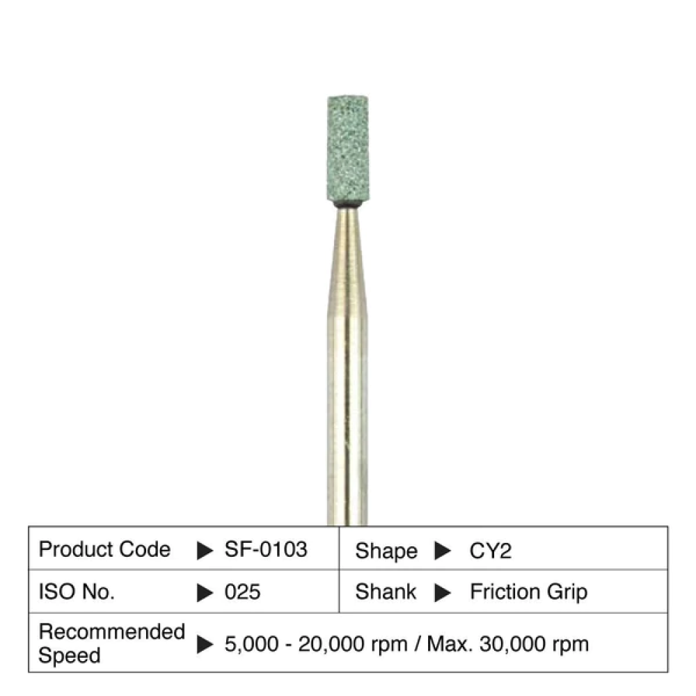 0103 Shofu Dura Green FG CY2 12/Box