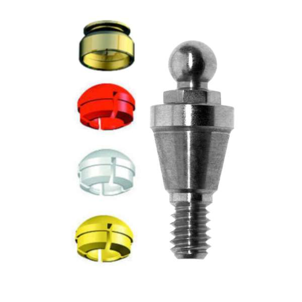 1600901C Clix Complete Ball Abutment Active/Conical RP x 1mm