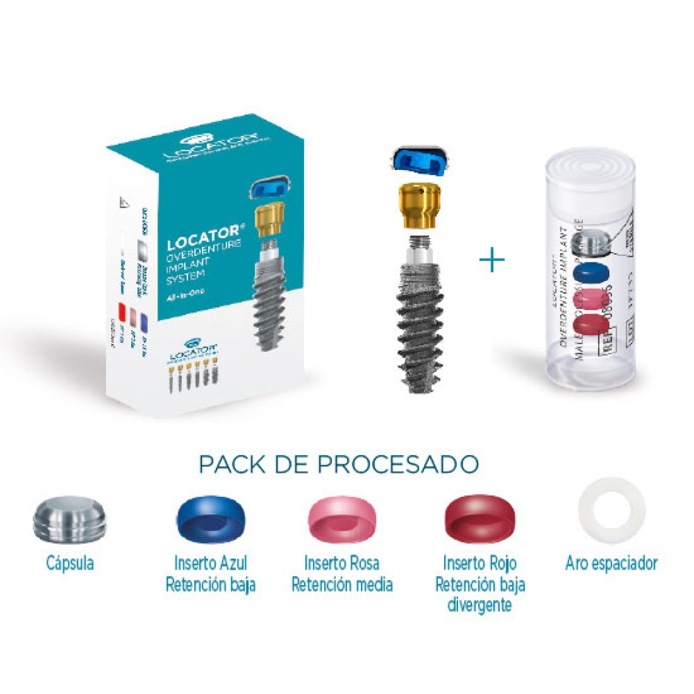 LOCATOR All-In-One Overdenture Implant System