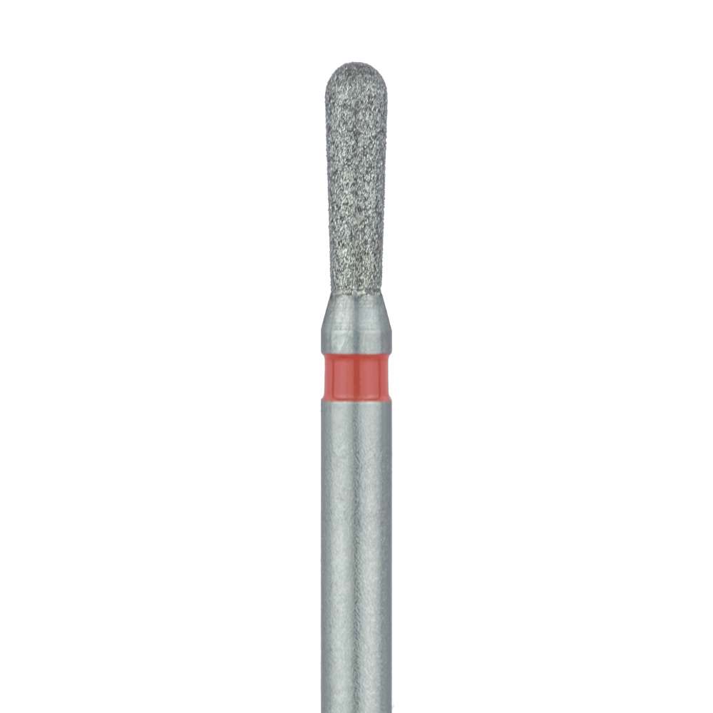 808RF-014-FG Round End Pear Diamond Bur , 1.4mm Fine FG