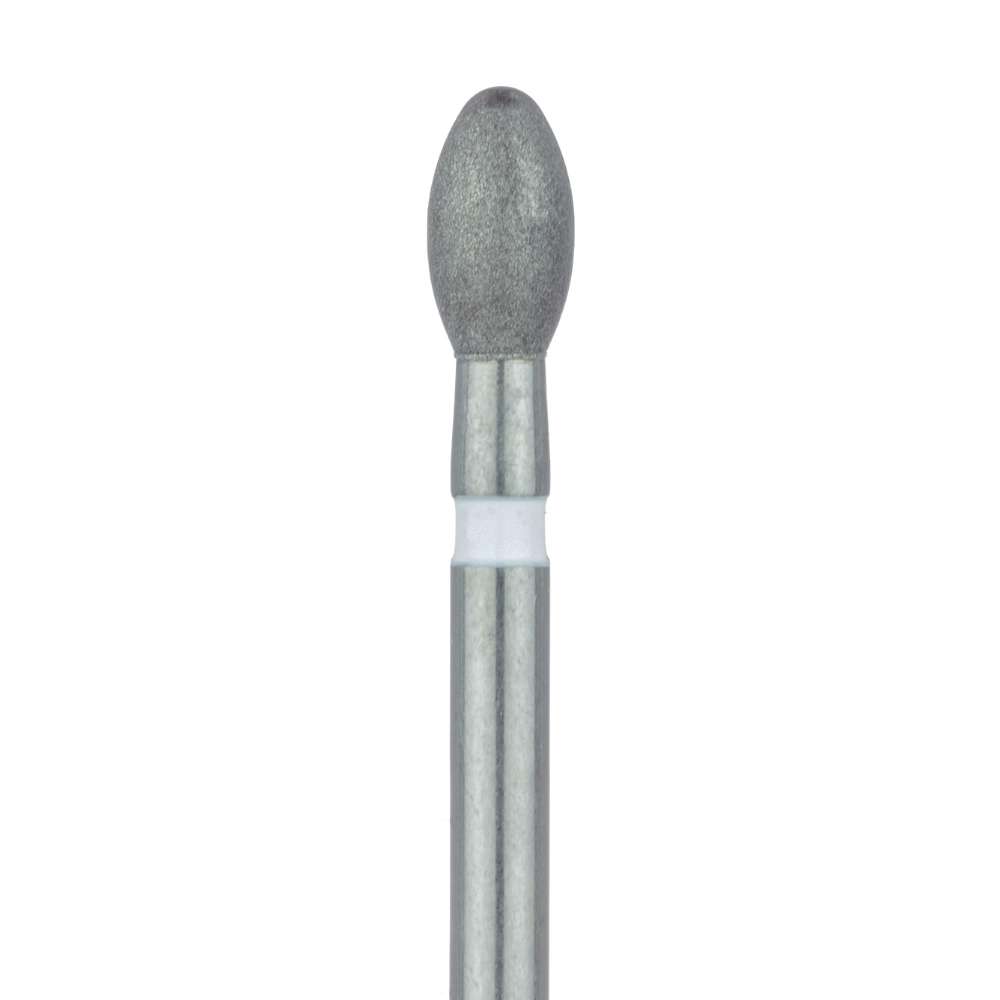 833U-023-FG Egg / Football Diamond Bur, 2.3mm Ultra Fine FG