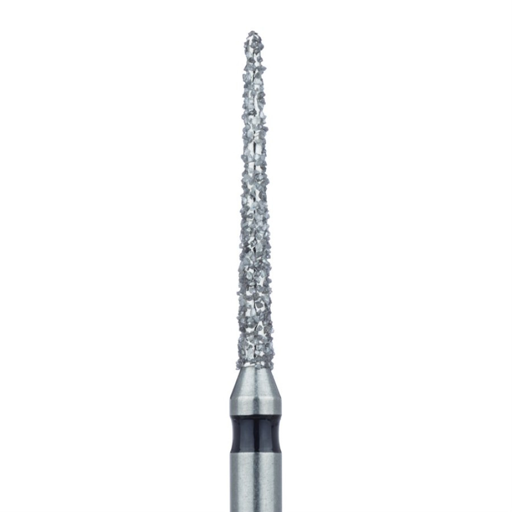 852H-012-FG Long Round End Taper Chamfer Diamond Bur 1.2mm ...