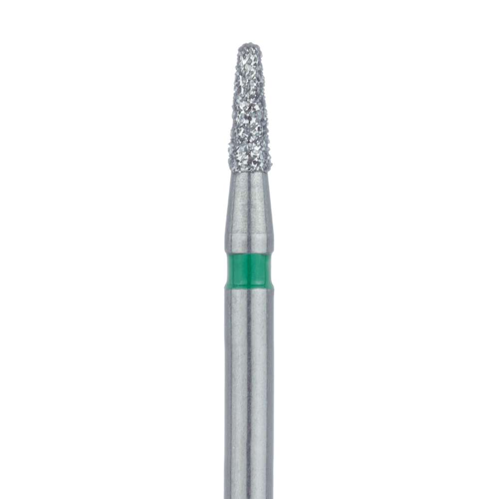 855G-016-FG Short Round End Taper Chamfer Diamond Bur, 1.6mm ...