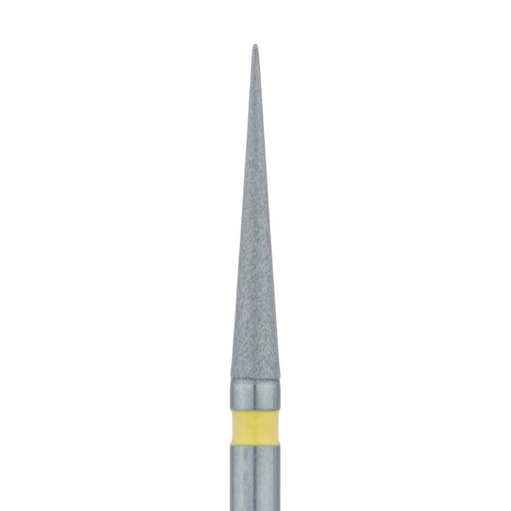 859C-014-FG Long Needle Diamond Bur, 1.4mm Extra Fine, FG